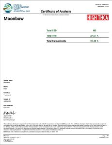 Moonbow THCA Flower | 31% Strong THCA Flower Hybrid Strain